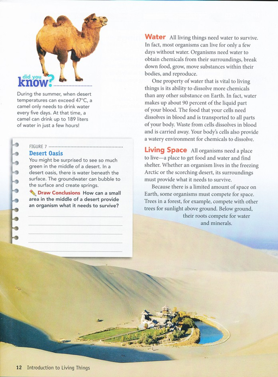 Interactive Science Grades 6-8 Life Science Student Workbook ...