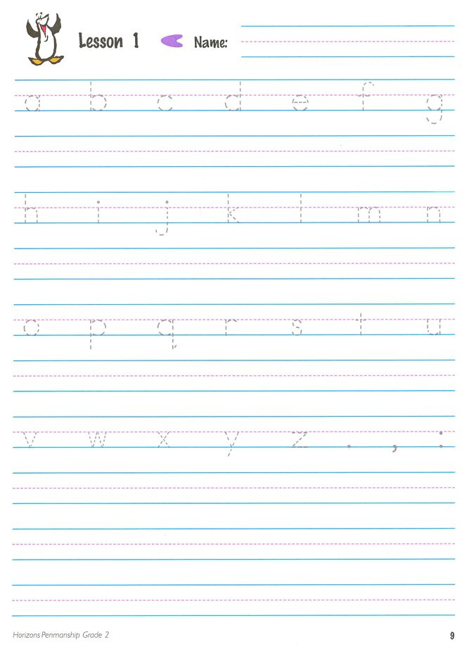 Horizons Penmanship Grade 2 Complete Set - Classroom Resource Center