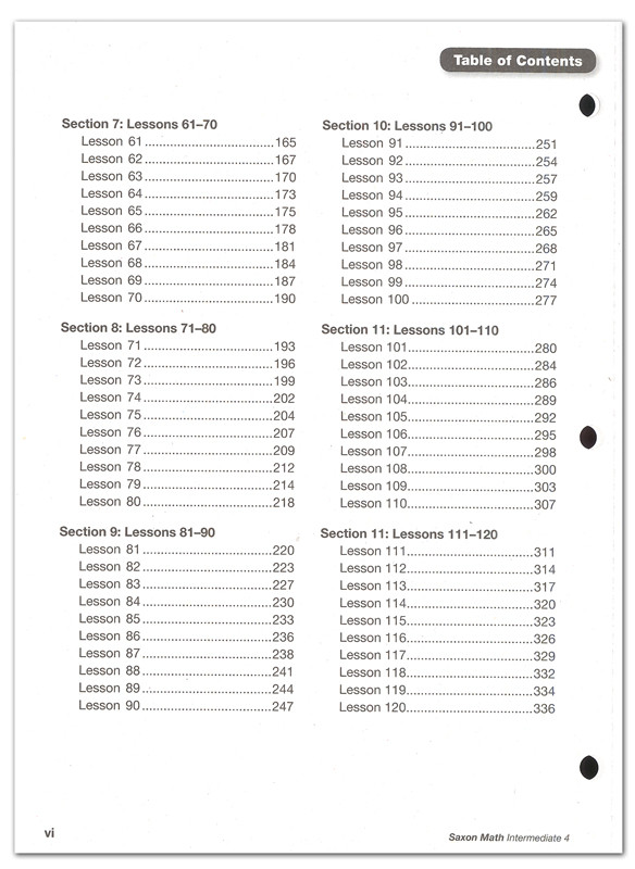 Saxon Math Grade 4 Intermediate Written Practice Workbook - Classroom ...