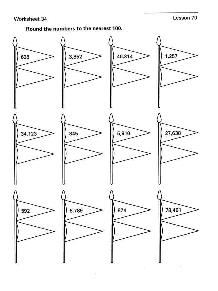 Horizons Grade 3 Math Student Work Sheet Packet - Classroom Resource Center