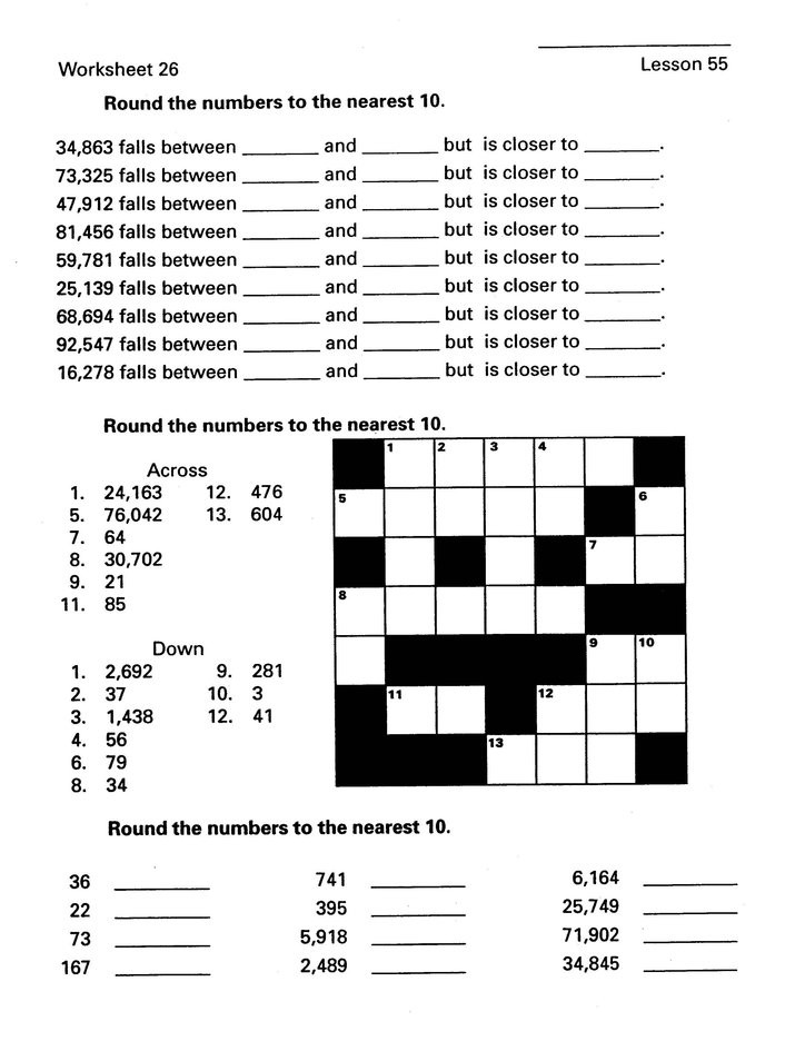Horizons Grade 3 Math Student Work Sheet Packet - Classroom Resource Center