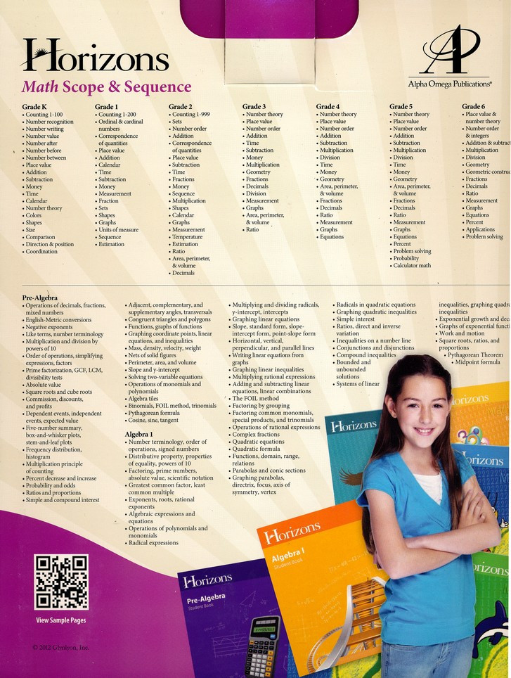 Horizons Grade 4 Math Set - Classroom Resource Center