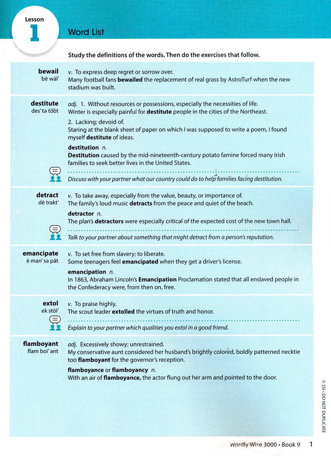 Wordly Wise 3000 4th Edition Book 9 Student Book - Classroom Resource ...