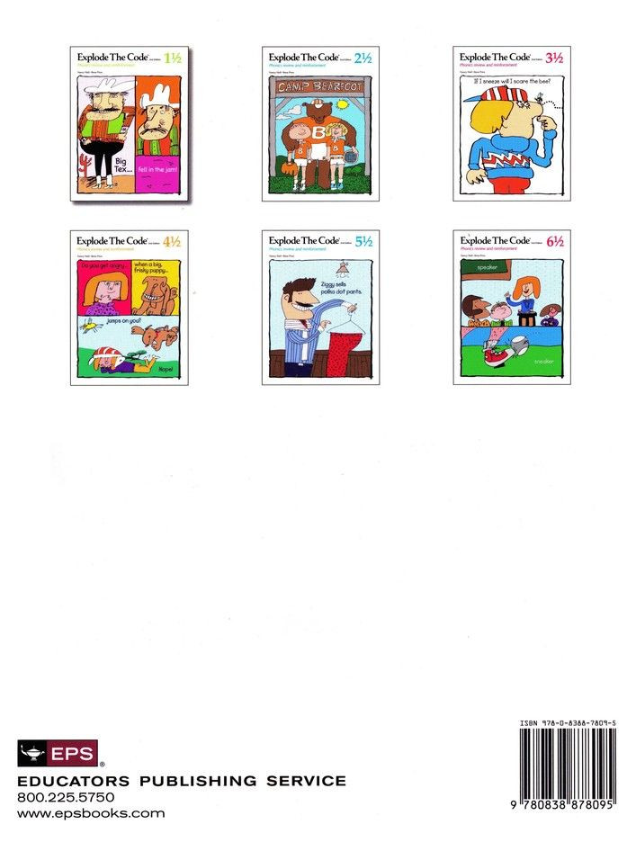 Explode The Code Student Book 1 1/2 - Classroom Resource Center