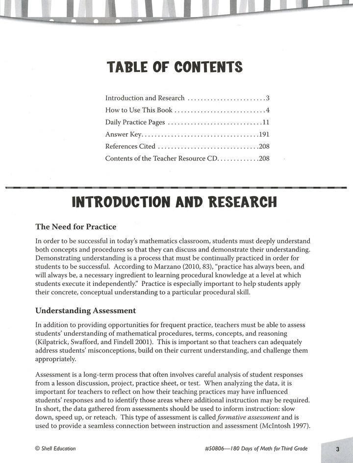 180 Days of Math Grade 3 - Classroom Resource Center