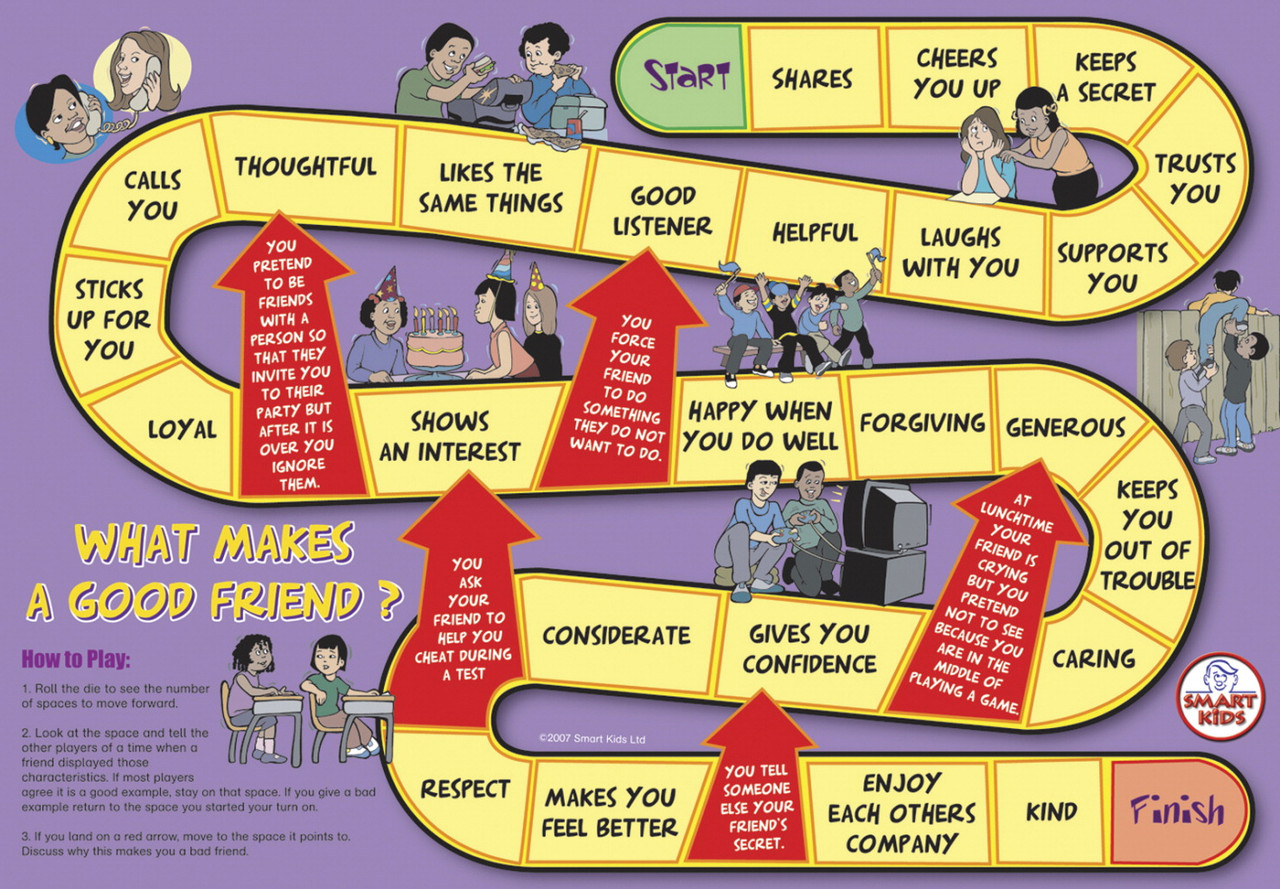 Social Skills Board Game Grades 1-5 - Classroom Resource Center