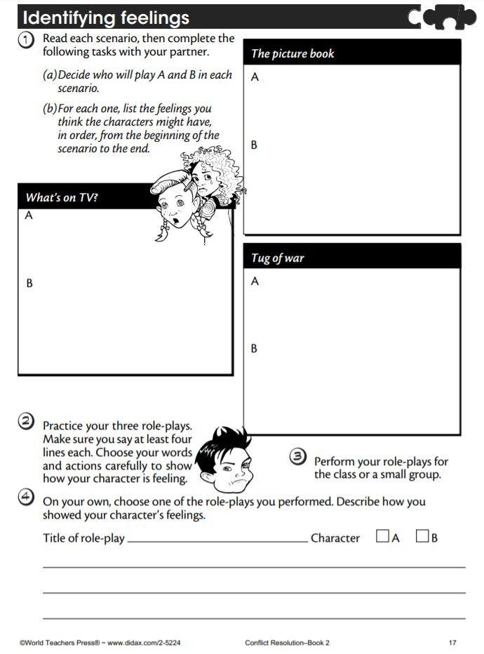 Conflict Resolution Grades 3-5 - Classroom Resource Center