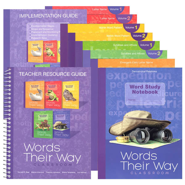 Words Their Way Classroom Homeschool Bundle - Classroom Resource Center