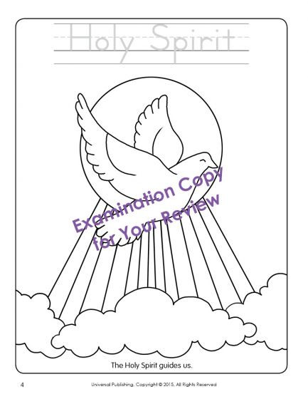 Writing Our Catholic Faith Grade PK/K Coloring Book- Coloring is ...