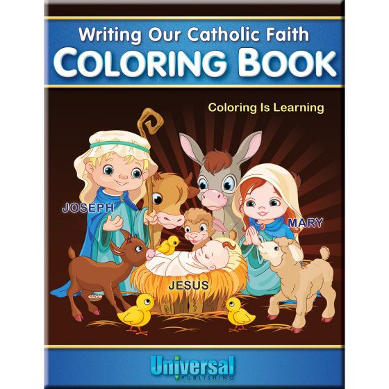 Writing Our Catholic Faith Grade PK/K Coloring Book- Coloring is ...