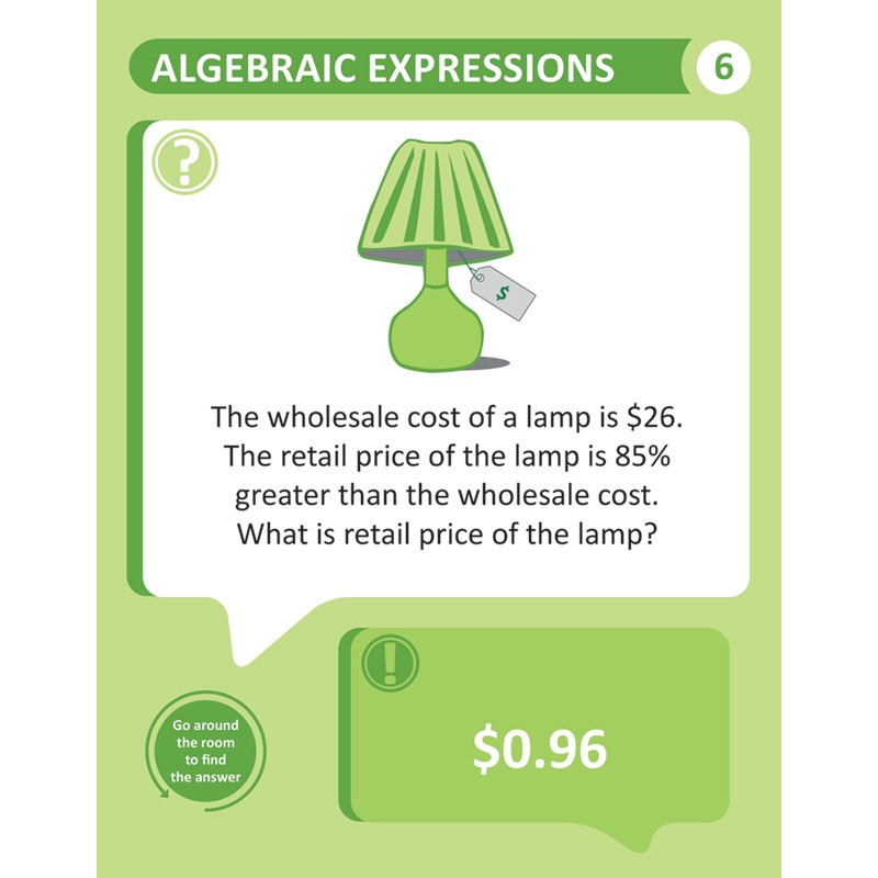 Over There! Math Cards - Grade 8 - Classroom Resource Center