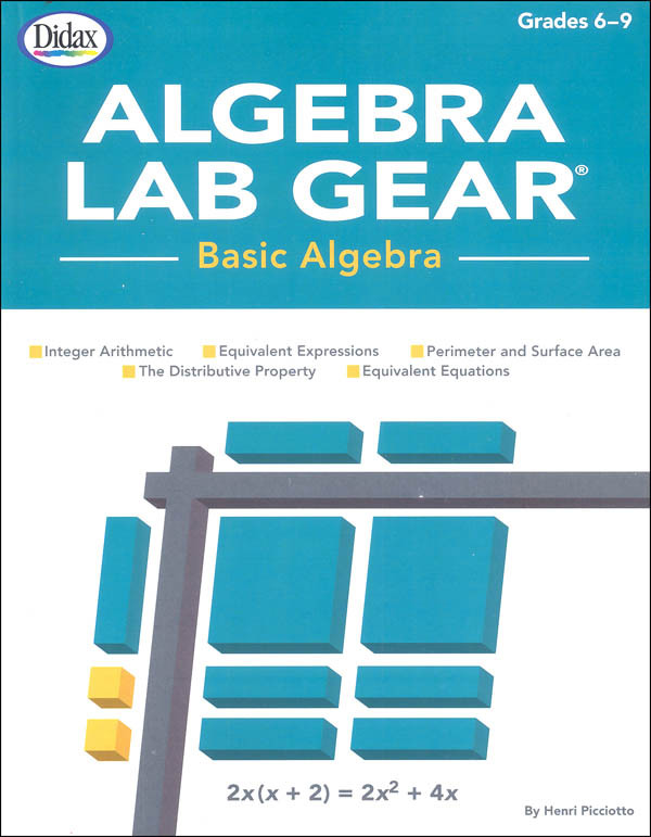 Algebra Lab Gear Teaching Guild- Basic Algebra - Classroom Resource Center