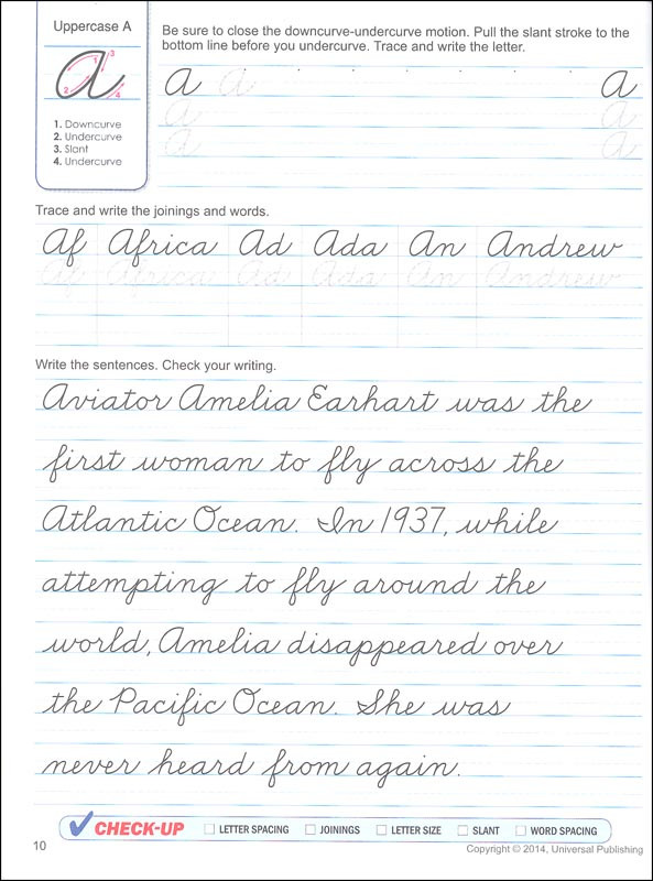 Universal Handwriting Grade 5: Mastering Cursive 3rd. Edition