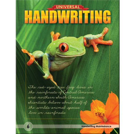 Universal Handwriting: Grade 6 Handwriting Maintenance (2014) (2)