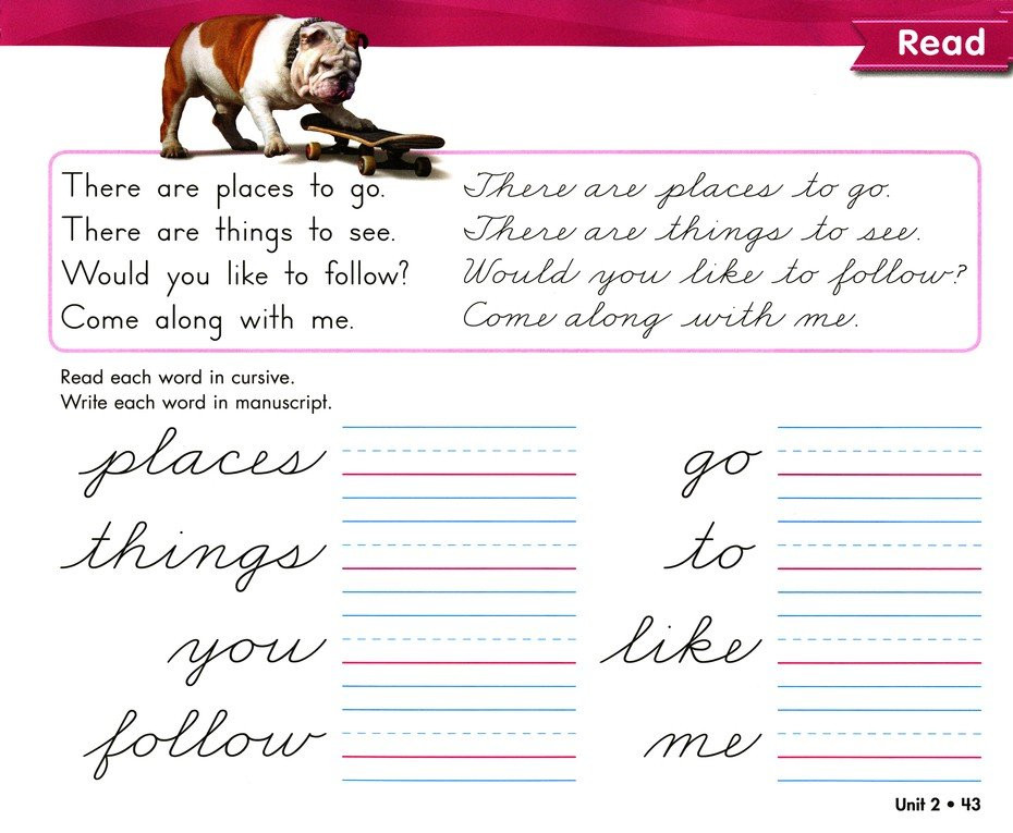 Zaner-Bloser Handwriting Grade 2 Student Edition (Cursive) - Classroom ...