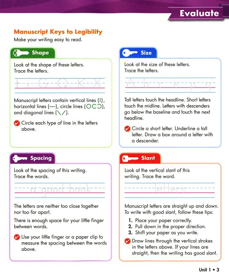 Zaner-Bloser Handwriting Grade 3 Student Edition - Classroom Resource ...