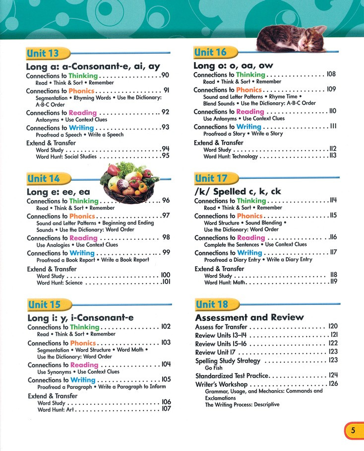 Zaner-Bloser Spelling Connections Grade 2: Student HS Edition (low ...