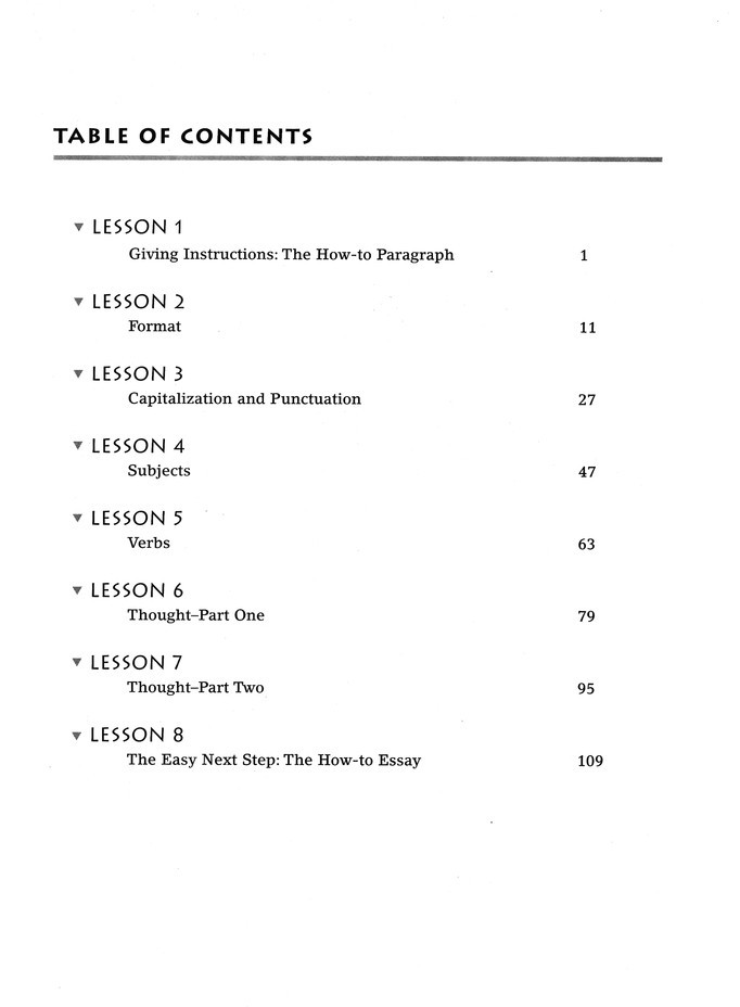 The Paragraph Book 1 Student Book - Classroom Resource Center