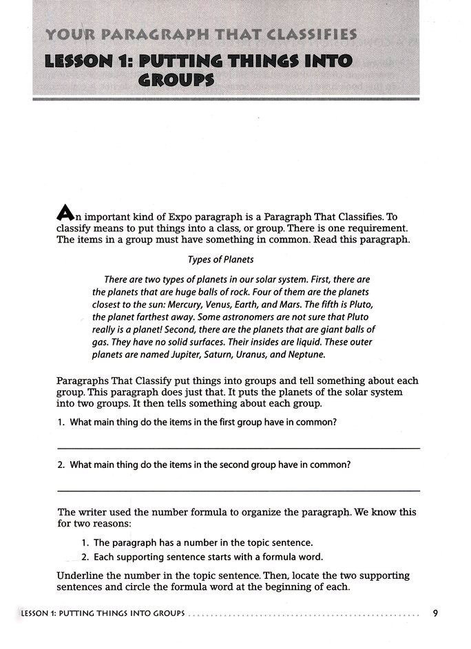 The Paragraph Book 4 Student Book - Classroom Resource Center