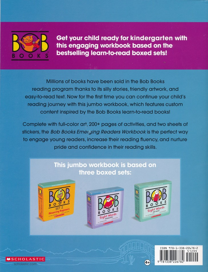 Bob Books Emerging Readers Workbook - Classroom Resource Center