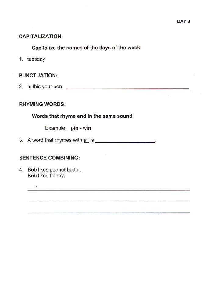 Easy Grammar Grade 2 : Student Workbook - Classroom Resource Center