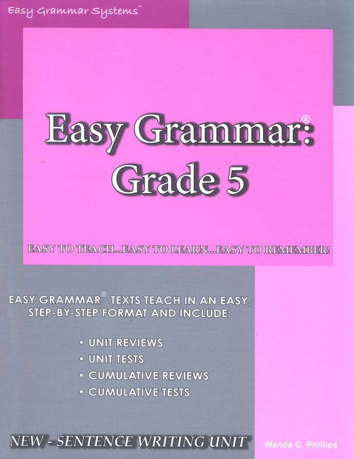 Easy Grammar Grade 5 Teacher's Edition - Classroom Resource Center