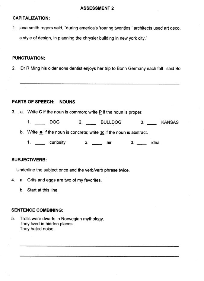 Easy Grammar Ultimate Series: Grade 9 Student Test Booklet - Classroom ...