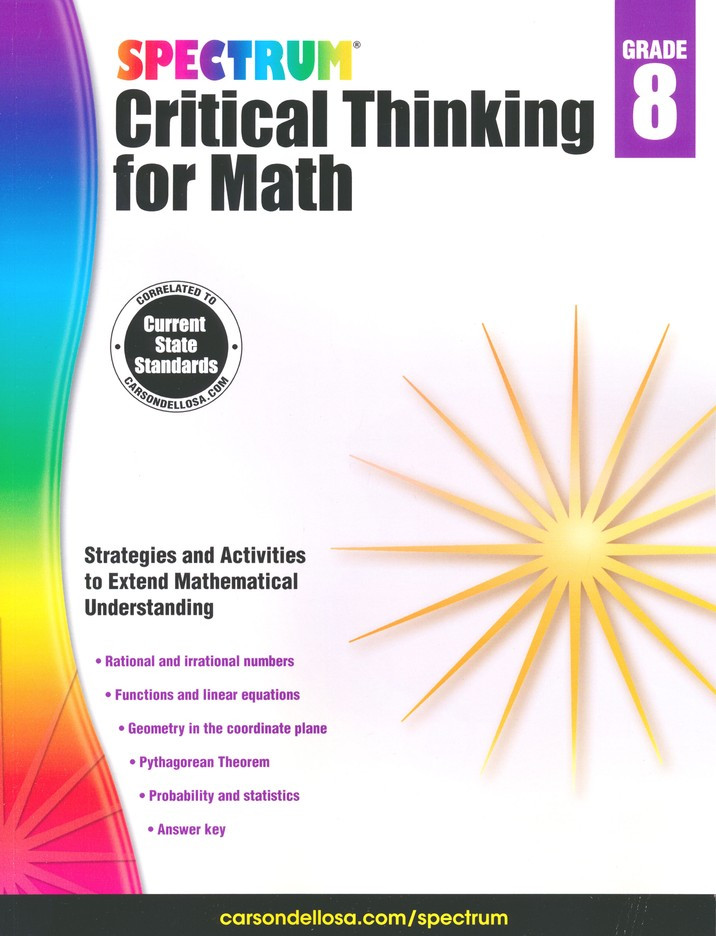 Spectrum Critical Thinking for Math Grade 8 - Classroom Resource Center