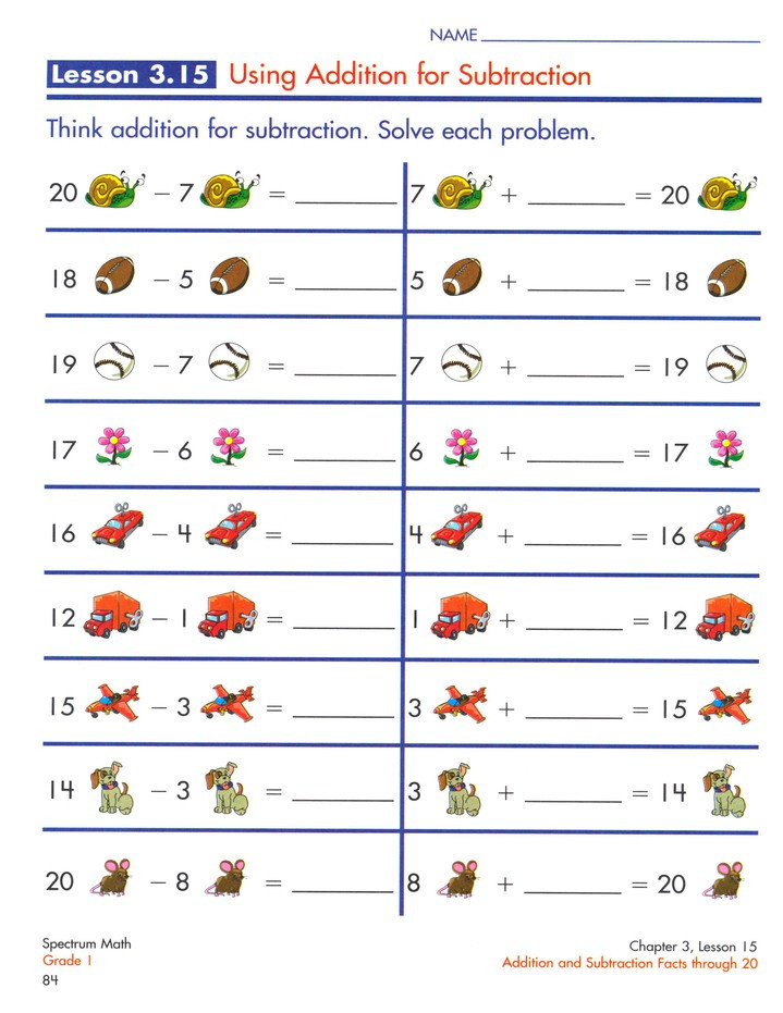 Spectrum Math Grade 1 - Classroom Resource Center