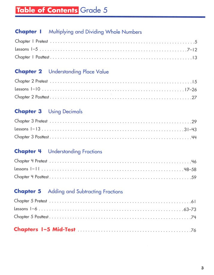 Spectrum Math Grade 5 - Classroom Resource Center