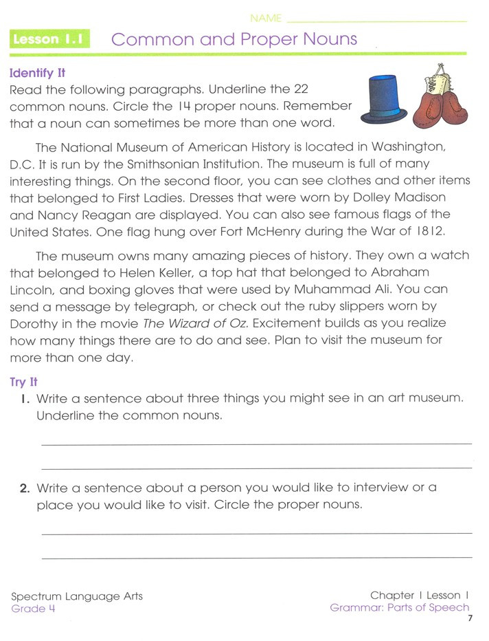 Spectrum Language Arts Grade 4 - Classroom Resource Center