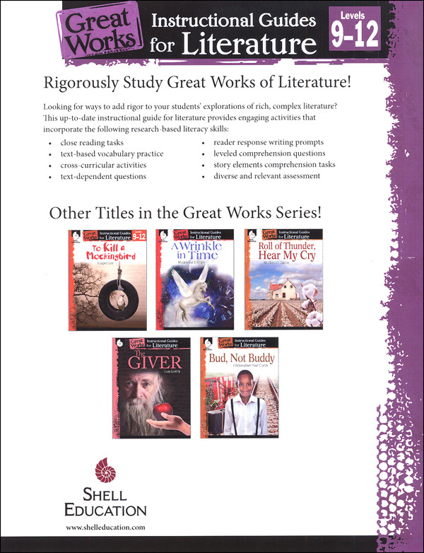 Great Works Instructional Guides for Literature Grades 9-12: The ...