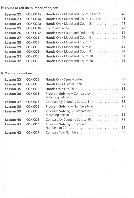 On Core Math Houghton Mifflin Harcourt - Grade K Bundle - Classroom ...