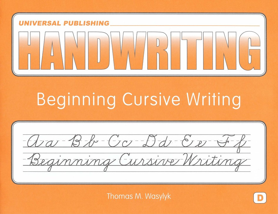 Universal Original Handwriting: Grade 3 Beginning Cursive - Classroom ...