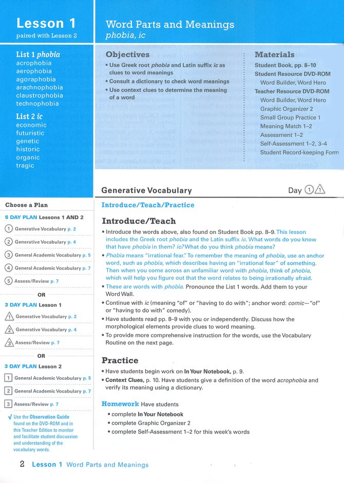 Words Their Way Vocabulary For Middle And High School Volume 1 Bundle Words Their Way Vocabulary For Middle And High School Volume 1 Bundle