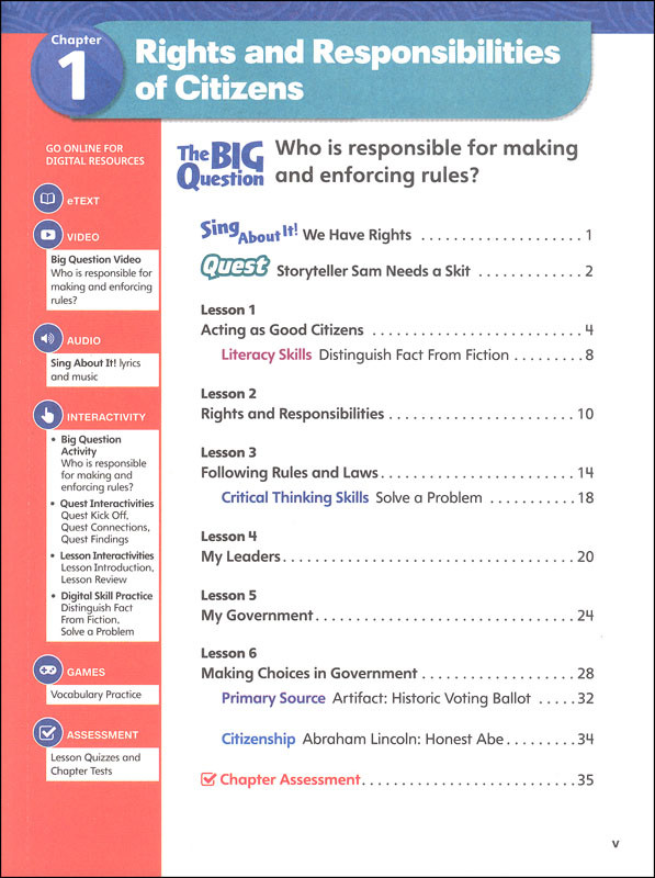 My World Interactive Social Studies Grade 1 Bundle