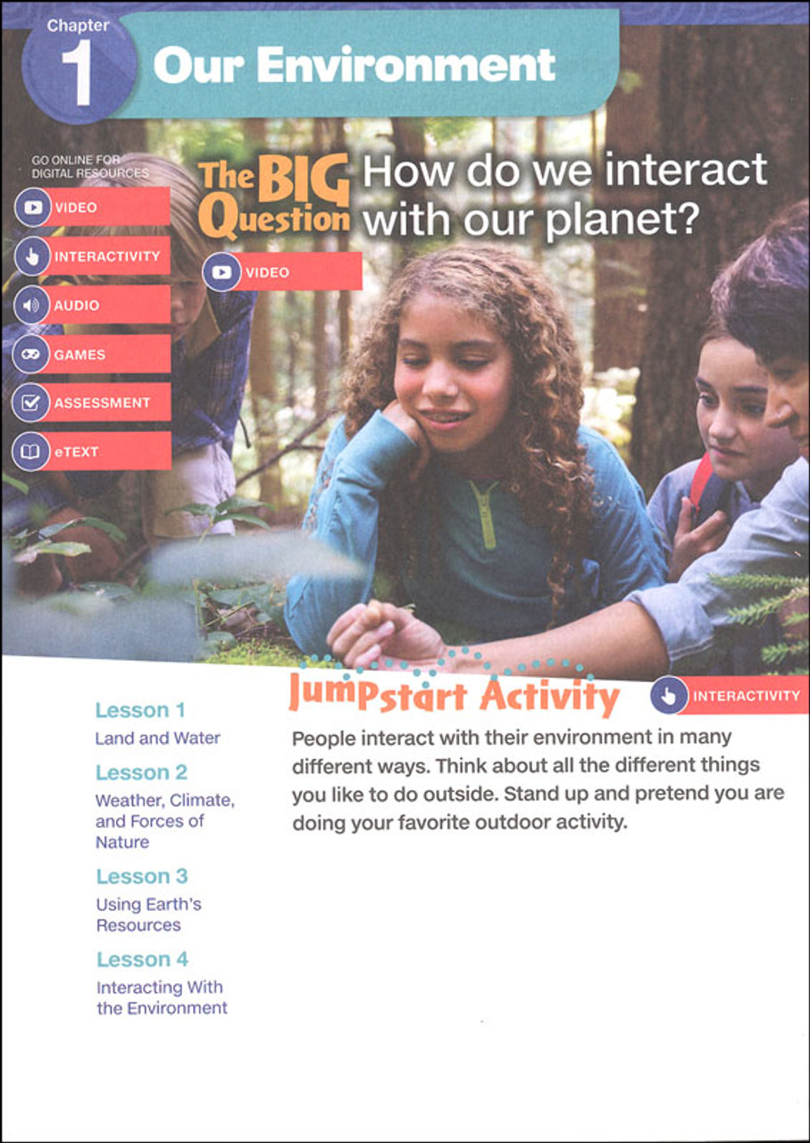 My World Interactive Social Studies Grade 3 Bundle