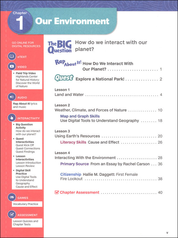 My World Interactive Social Studies Grade 3 Bundle