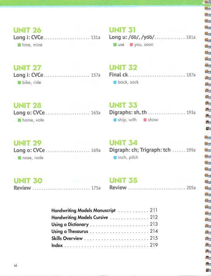 Zaner-Bloser Spelling Connections Grade 1 Student/Teacher Homeschool ...
