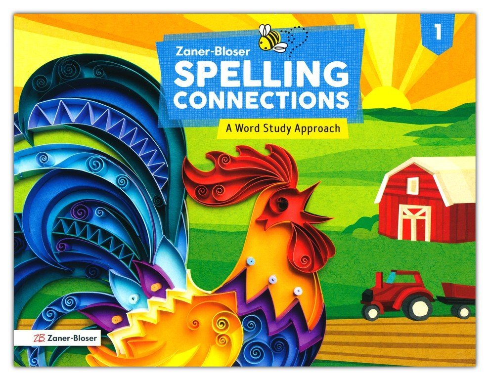 Zaner-Bloser Spelling Connections Grade 1 Student/Teacher Homeschool ...