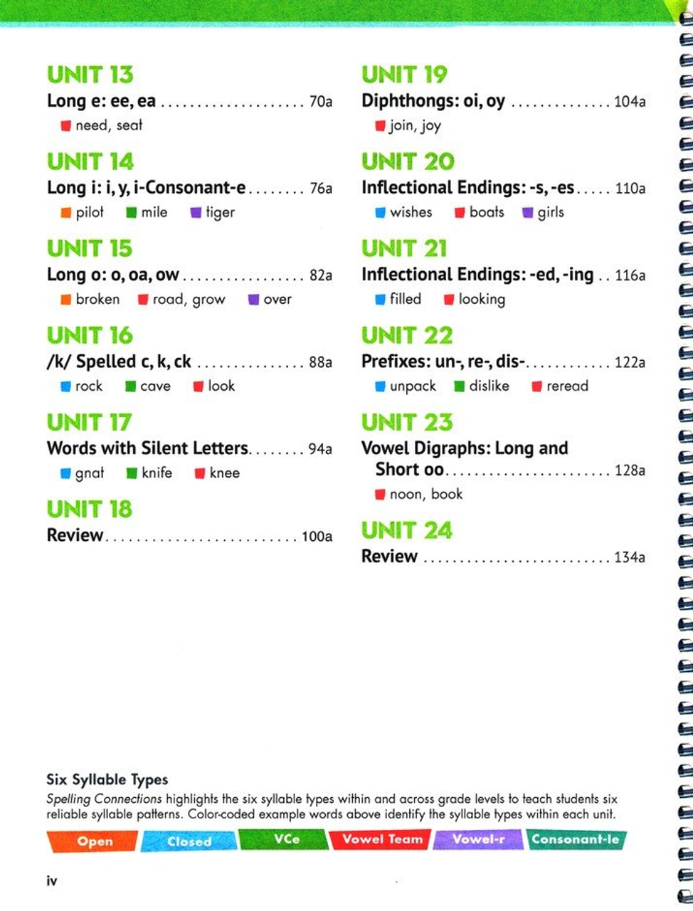 Zaner-Bloser Spelling Connections Grade 2 Student/Teacher Homeschool ...