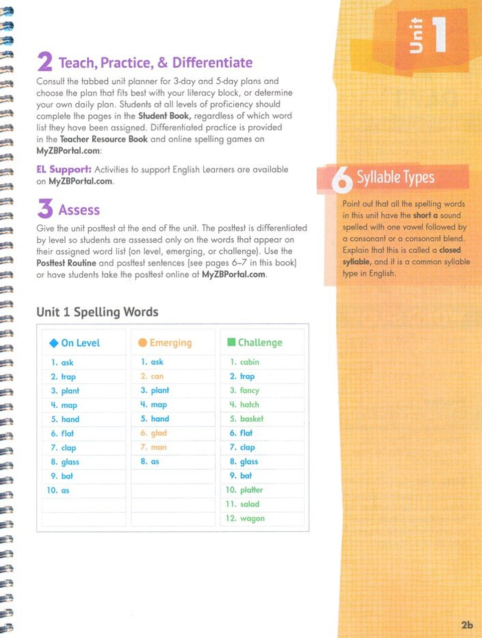 Zaner-Bloser Spelling Connections Grade 2 Student/Teacher Homeschool ...