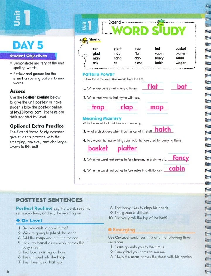 Zaner-Bloser Spelling Connections Grade 2 Student/Teacher Homeschool ...
