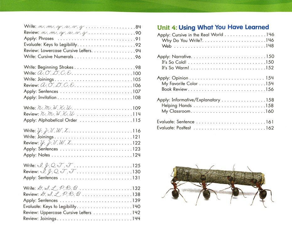 Zaner-Bloser Handwriting Grade 2C: Student, Teacher, & Practice Masters ...