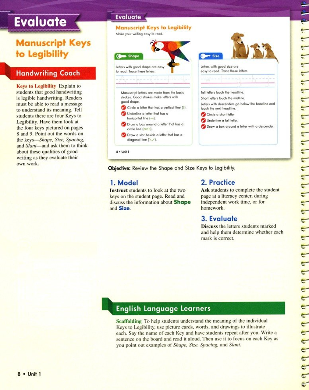 Zaner-Bloser Handwriting Grade 2C: Student, Teacher, & Practice Masters ...