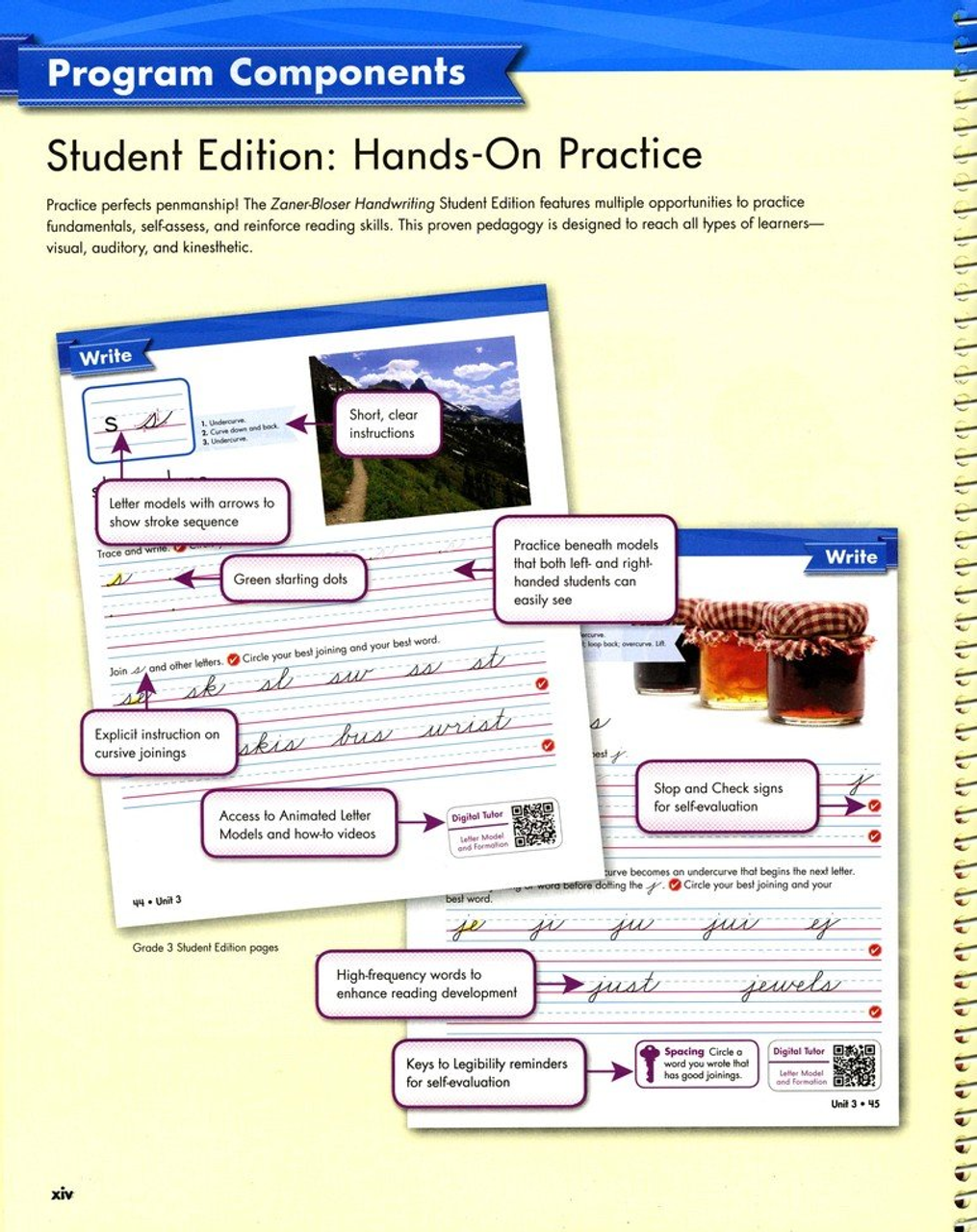 Zaner-Bloser Handwriting Grade 3: Student & Teacher Editions ...