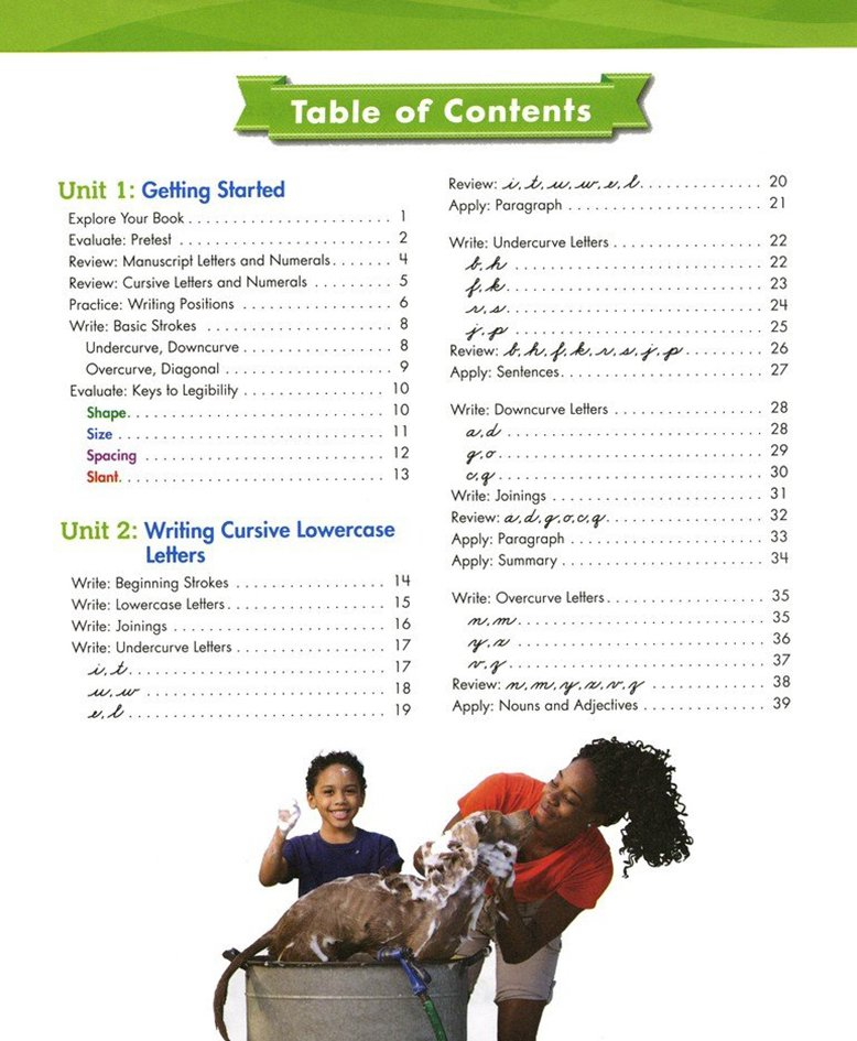 Zaner-Bloser Handwriting Grade 4: Student Edition & Practice Masters ...