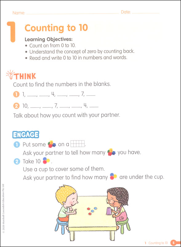 Math in Focus Student Edition Volume A Grade 1