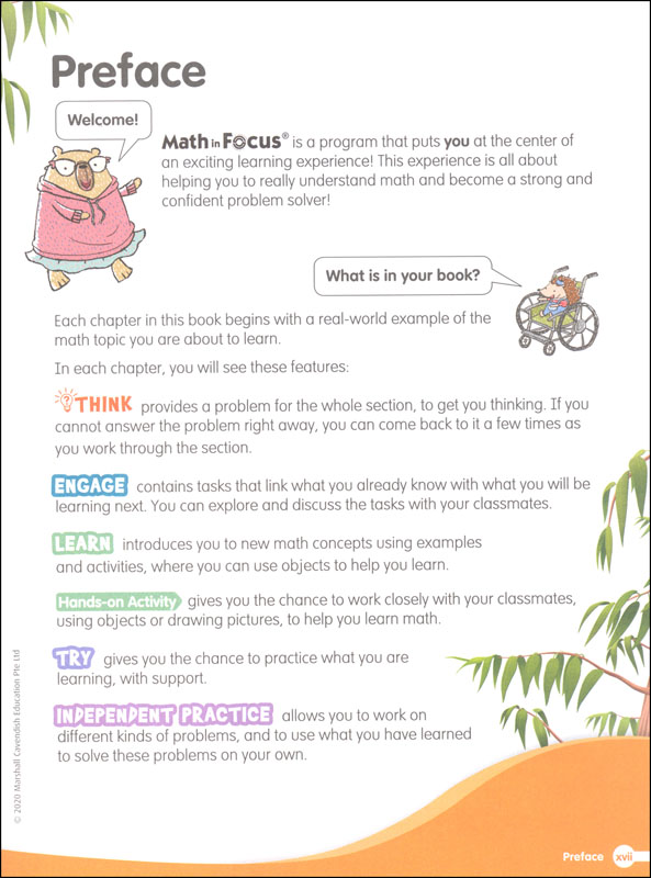 Math in Focus Student Edition Volume A Grade 1