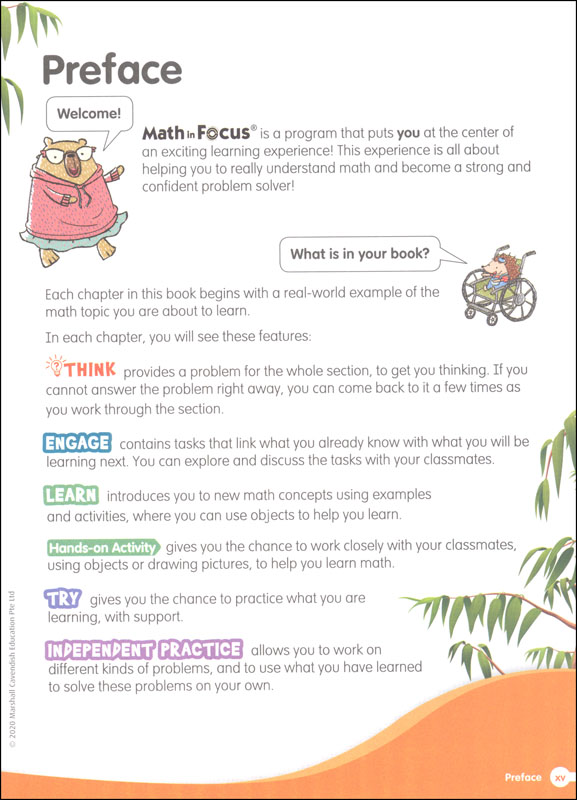 Math in Focus Student Edition Volume B Grade 1